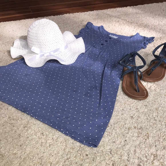 Basic Editions | Dresses | Girls Blue Dress Size 12 | Poshmark